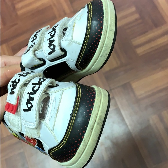 Lego | Shoes | Lego Baby Leather Velcro Sneakers 7 | Poshmark